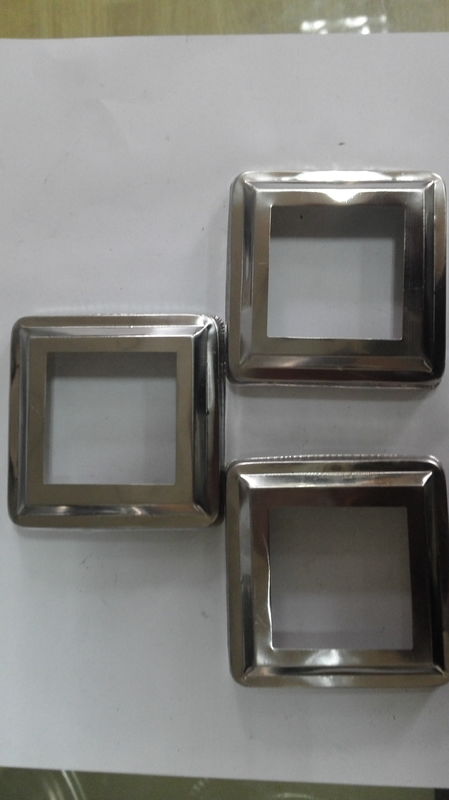 304 Stainless Steel Welded Pipe Square Tube End Caps 50*50 0.5-3.0 ...