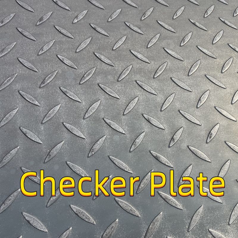 Checker Chequered Plate CHKPL-10x 1219 x 2438 mm Thickness10mm Material ...