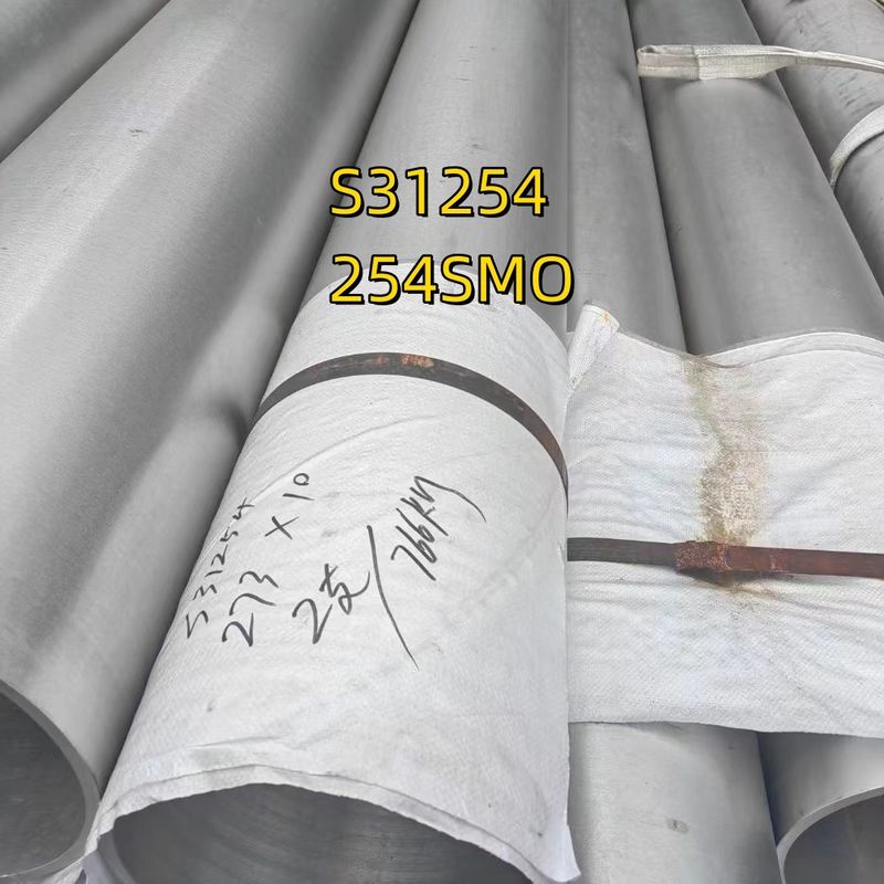 SMO 254 Seamless Stainless Steel Tube ASTM A213 UNS S31254 / 6MO / 1. ...