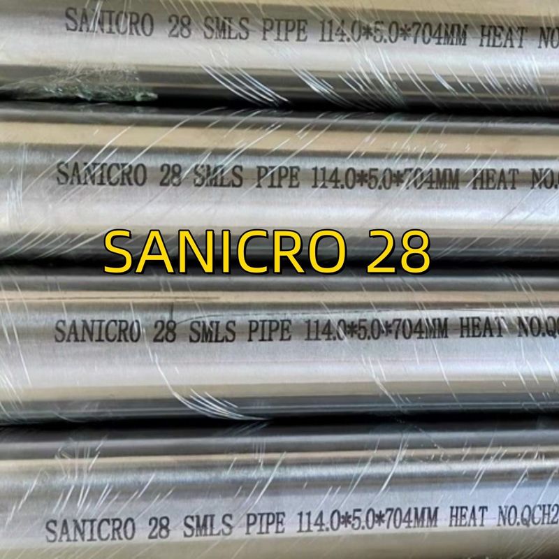 SANICRO 28 UNS N08028/W. Nr. 1.4563 SMLS PIPE Alloy28 Stainless Steel Tubing 114*5*6000
