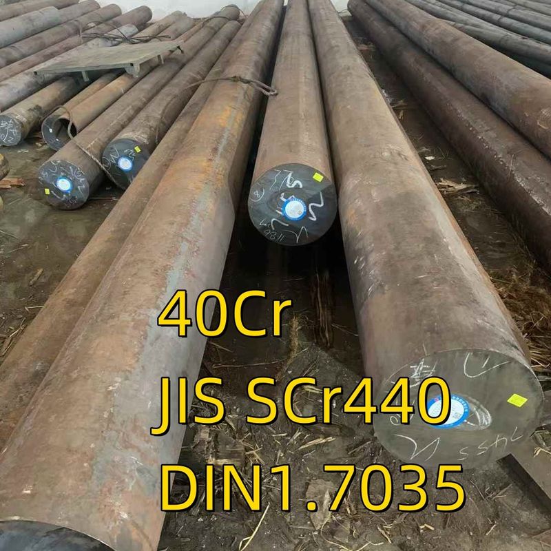 Hot Rolled Round Bar 40cr JIS SCr440 DIN 1.7035 Alloy Structure Steel Forged Steel Soild Bar