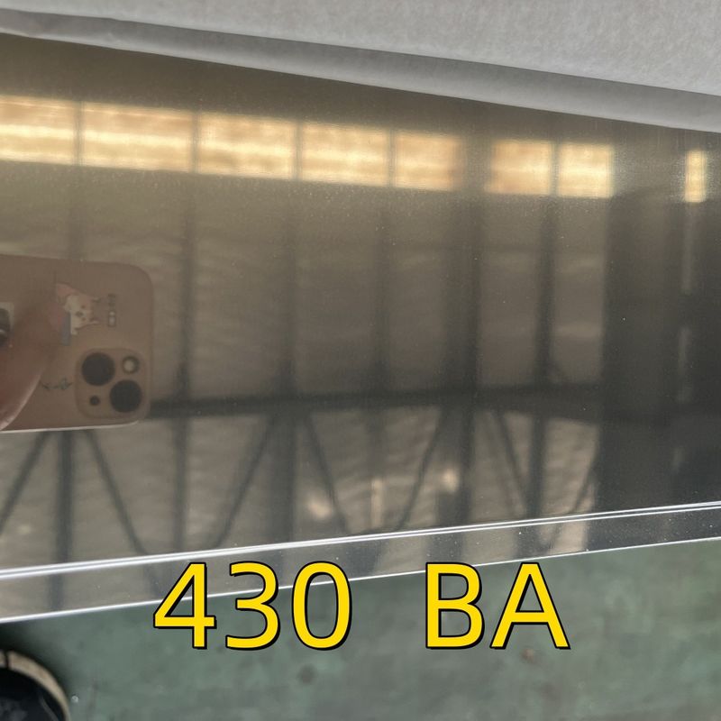 430 0.38 1000 2000 8K and BA Stainless Steel Sheet SUS430 1.4016 Metal Sheet