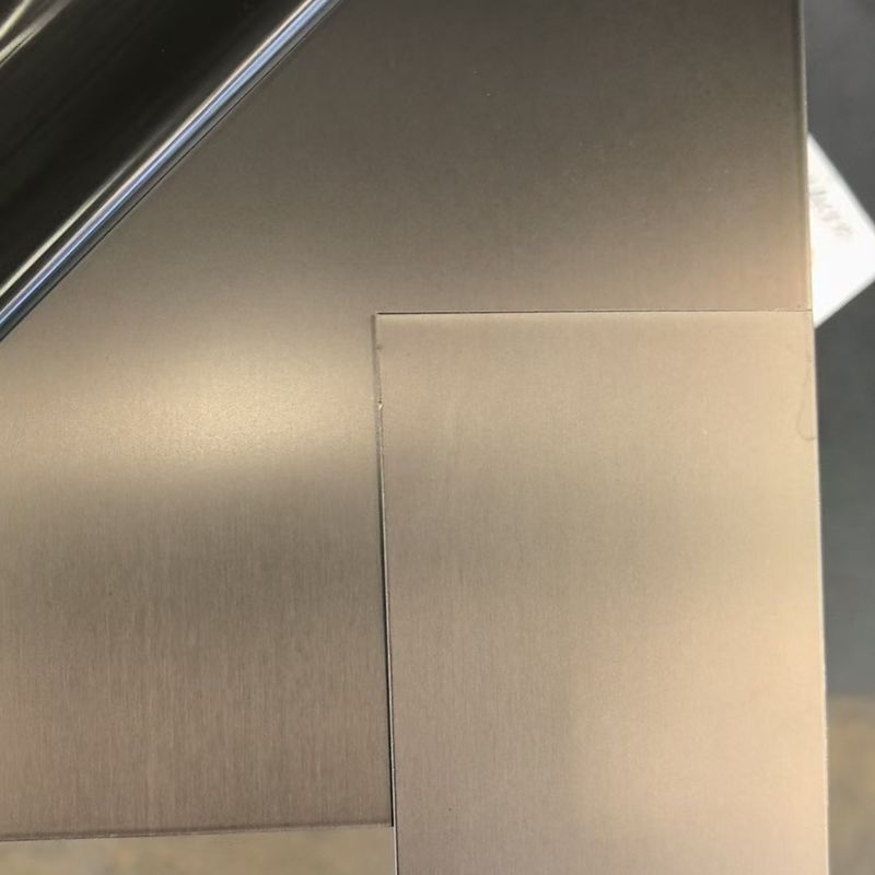 304 Brushed Gray Matte Pvd Titanium Stainless Steel Sheet 0.85*1220 ...