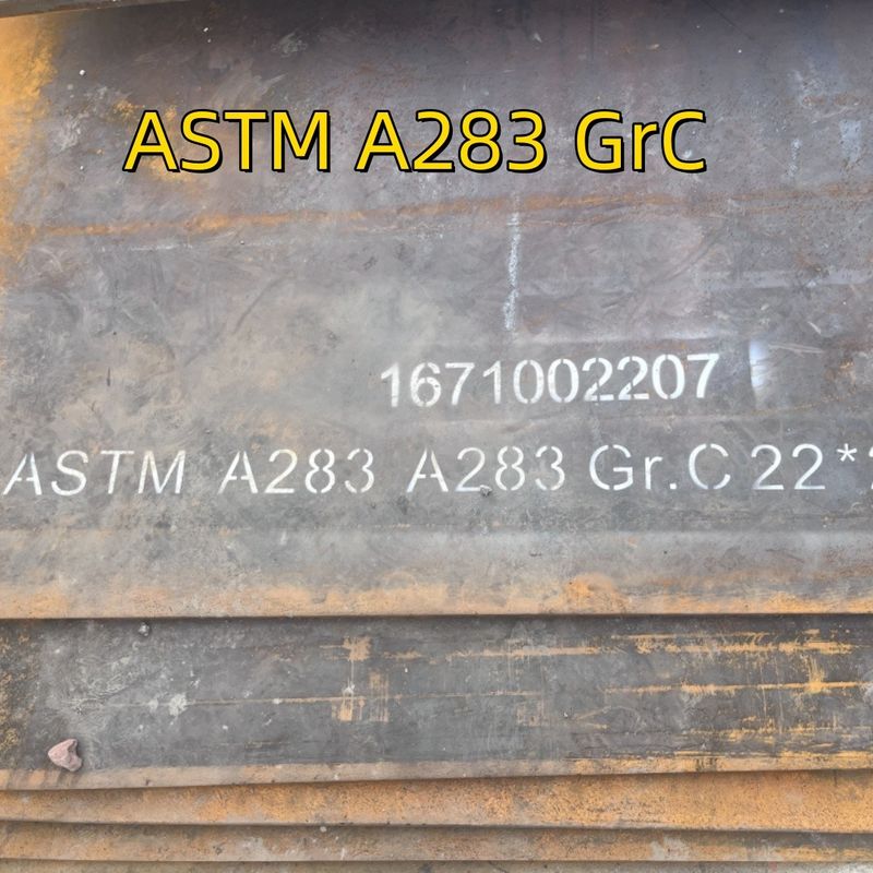 Astm A283 Grade C 1500x6000x25 Mm Hot Rolled Ms Plate Carbon Steel Boiler Plate