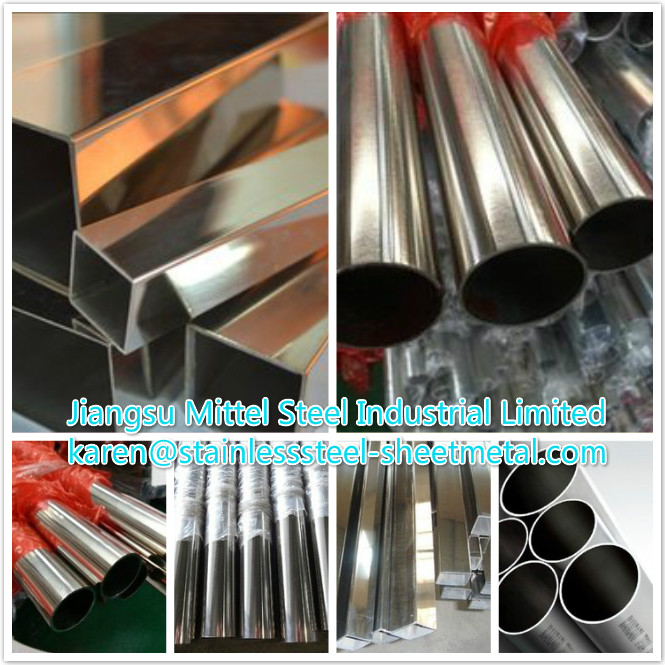 304 316 316L Inox Square / Rectangular Tubes Stainless Steel Welded ...