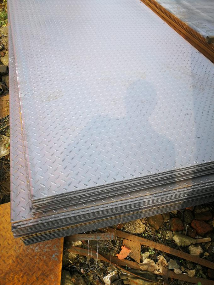 ASTM A36 Checker Plate Steel 8.0*5Ft*20Ft Hot Rolled Mild Diamond Plate ...